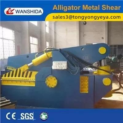 China 2000kN Alligator Shear For Thick Steel Bar Cutting And Scrap Pre-Processing With 800mm Blade Length for sale