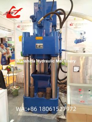 China 25MPa Scrap Metal Briquetting Press Stable With 3150kN Nominal Force For Cast Iron Sawdust Recycling for sale