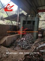 China Heavy Duty Industrial Hydraulic Gantry Shear 22MPa For Safer Heavy Scrap Cutting And Recycling Yard Operation With Air Cooling System for sale