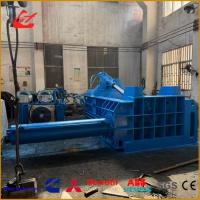 China Strong Hydraulic Tire Wire Baler 60KW For Cleaner Workshop Management And Safer Tire Recycling Operations for sale