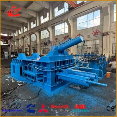 China PLC Semi Automatic Tire Wire Baler with 200×200mm Bale Size for Steel Wire Recycling for sale