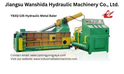 China Y83Q-135 Front Out Type Hydraulic Metal Baler For Export Packing And Furnace Feeding Preparation With Hand Valve Control for sale