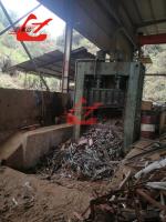 China Industrial 8000kN Hydraulic Gantry Shear Air Cooling System with 2000mm Blade for Heavy Scrap Cutting for sale