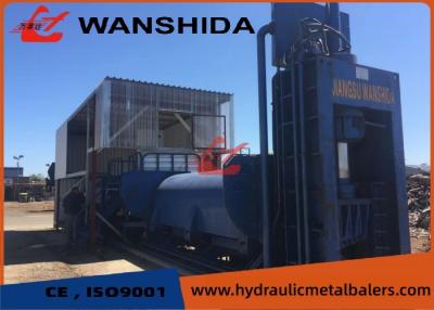 China Automated Efficient Diesel Mobile Metal Baler 160 Ton Scrap Compression Machine For Yard And Field Use for sale