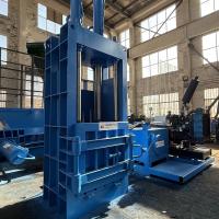 China Heavy-Duty Hydraulic Vertical Waste Cardboard Baler For Plastic And Recycling Materials for sale