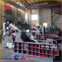 China Scrap Metal Baler with 250×250 / 300×300mm Bale Section, 125-Ton Force and 18.5kW Power for sale
