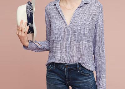 China Eco-Friendly Quick Dry Anti-Wrinkle Women Blouse Long Sleeve Shirt for Work for sale