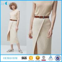 China 2018 wholesale summer&Autumn women office knitted cotton skirts for sale