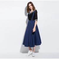 China Stunning modern style bandage long length denim skirts1 for sale