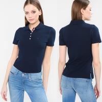 China Wholesale Summer Fashion Polo shirt Women Clothing Tops With Button for sale