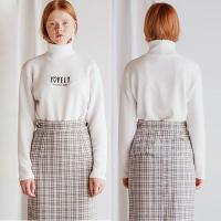 China Turtle Neck Women Winter Clothing Hoodies Embroidery for sale