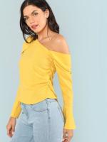 China Asymmetrical Sleeve Blouse for Women for sale
