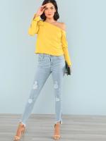 China Asymmetrical Sleeve Blouse for Women for sale
