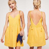 China Clothing Women Wholesale Manufacturer Mini Smocked Dress for sale