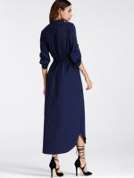 China Mexican Embroidered Side Split Belt Dress for sale