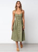 China Fashion A-Line Dresses With Spaghetti Strap for sale