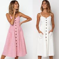China Fashion A-Line Dresses With Spaghetti Strap for sale