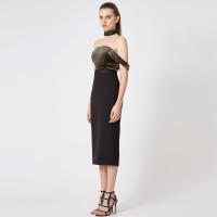 China Lancai wholesale off shoulder midi dress for sale