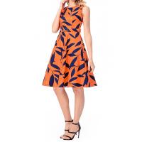 China Women Sleeveless Casual Print Dress for sale