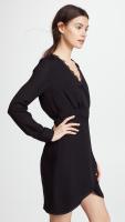 China V Neck Long Sleeve Lady Dress New Design for sale