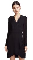 China V Neck Long Sleeve Lady Dress New Design for sale