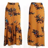 China 2018 New Design High Waist Printed Long Skirt Women Ladies Casual Fashion Bodycon for sale
