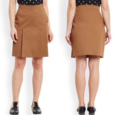 China Breathable Polyester Cotton Women's Dress Plus Size Dry Cleanable Office Wear Skirt for sale