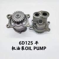 China Multiple brands of diesel engine lubricating oil pump 4TNV88 4TNV94/4TNV98 6D34 D12D 6D125 flat 6D125 convex 4M50 6D16/59T J08E J05E engine oil pump engine parts for sale