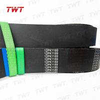 China Twt 10007-53213 12PK1189 Sinotruk Dump Truck Engine Rubber Ribbed V Belt 1000753213 12PK1189 for Shacman Delong Truck for sale