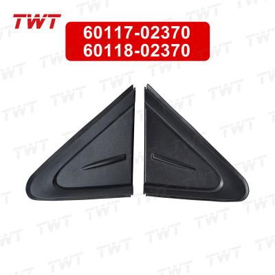 China 60118-12070 60117-12070 60118-02370 Rearview Mirror Outer Triangle Cover Plastic Side Mirror Triangle Trim Corner Cover Garnish for sale