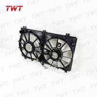 China TWT 16363-50040 16711-0H060 Dual Radiator Condenser Cooling Shroud Fan Assembly 1671131600 for Toyota Lexus IS2###/3### for sale