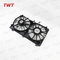 China TWT 16363-50040 16711-0H060 Dual Radiator Condenser Cooling Shroud Fan Assembly 1671131600 for Toyota Lexus IS2###/3### for sale