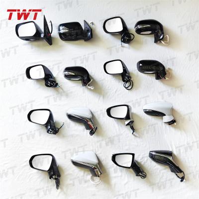 China TWT Car Doors Electric Rearview Mirrors With Left and Right Side Adjustment for Highlander Hilux Land CruiserPrado Lexus for sale