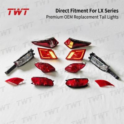 China TWT Rear Fog and Rear Combination Lens Body Assemblies LH RH for Toyota Lexus LX IS NX RX ES GX4 LX Series for sale