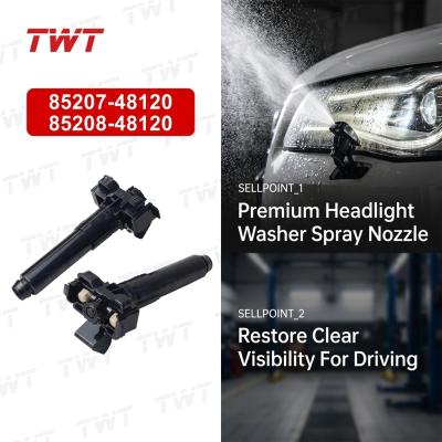 China Twt 85207-48120 85208-48120 85207-48110 85208-48110 Headlight Washer Head Lamp Cleaning Spray Nozzle for Toyota Lexus Rx Series for sale