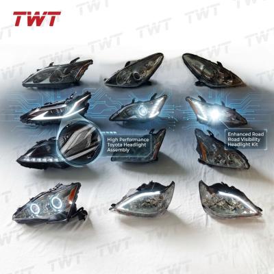 China TWT Auto Parts Wholesale Automobile Lighting Systems Car Headlamps Head Lamp Front Light Halogen Xenon Headlights for Toyota for sale