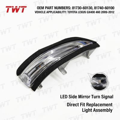 China Twt 81730-60130 81740-60100 Mirror Turn Signal Lamp 8173060130 8174060100 For Toyota Lexus Gx400 460 2009-2012 for sale