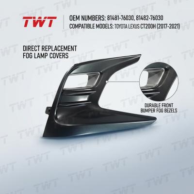 China LH RH Fog Lamp Covers 81481-76030 81482-76030 8148176030 8148276030 For Toyota Lexus CT200H 2017-2021 for sale