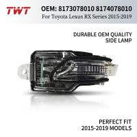 China Twt 81730-78010 81740-78010 Side Turn Signal Lamp Assy 8173078010 8174078010 For Toyota Lexus Rx Series 2015-2019 for sale