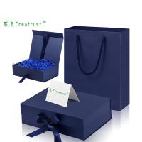 China SZCX Hot Sale Navy Blue Boutique Kraft Paper Pouch Custom Logo Recycle Carry Packaging Gift Bag With Logo Print for sale