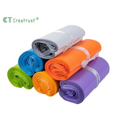 China Custom Plastic Mail Bag Logo Poly Mailers Packing Eco Friendly Customized Clothes Polymailer White Mailing Bags With Handles for sale