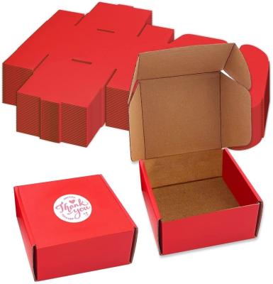 China Corrugated Cardboard Boxes with Thank-you Stickers  for Small Items for sale