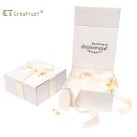 China Creatrust Free Sample Factory Custom OEM ODM New Arrival Fo Simple Elegant Folding Packaging Gifts Jewelry Paper Boxes for sale