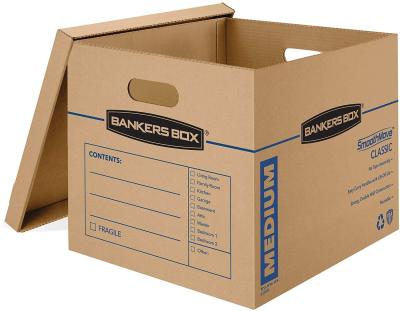 China Classic Move Corrugated Box Assemble Without Adhesive Tape for sale