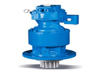 China Kobelco SK210-6 SK210-8 Excavator Hydraulic Swing Motor SM220-08 360kg Blue Slew Motor for sale