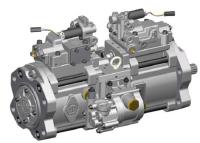 China Kobelco SK330-6 Excavator Kawasaki Piston Hydraulic Pump K5V140 180kg 34.3MPa for sale