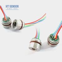 China 15mm Silicon Mini Pressure Sensor 10VDC Stainless Steel Piezoresistive Level Sensor for sale