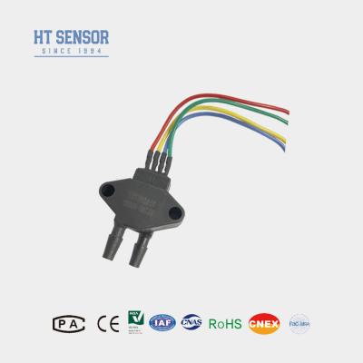 China HT100 20kpa Black Plastic Shell Differential Silicon Pressure Sensor for Gas Measurement for sale