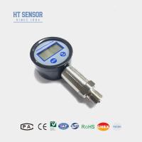 China BPZ2007 Black Plastic Box Digital Pressure Gauge with 9V Battery Supply 5bit LCD Gauge for sale
