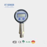 China Battery powered Pressure Sensor Transmitter Display Pressure Gauge With Stainless Steel Digital Pressure Gauges for sale
